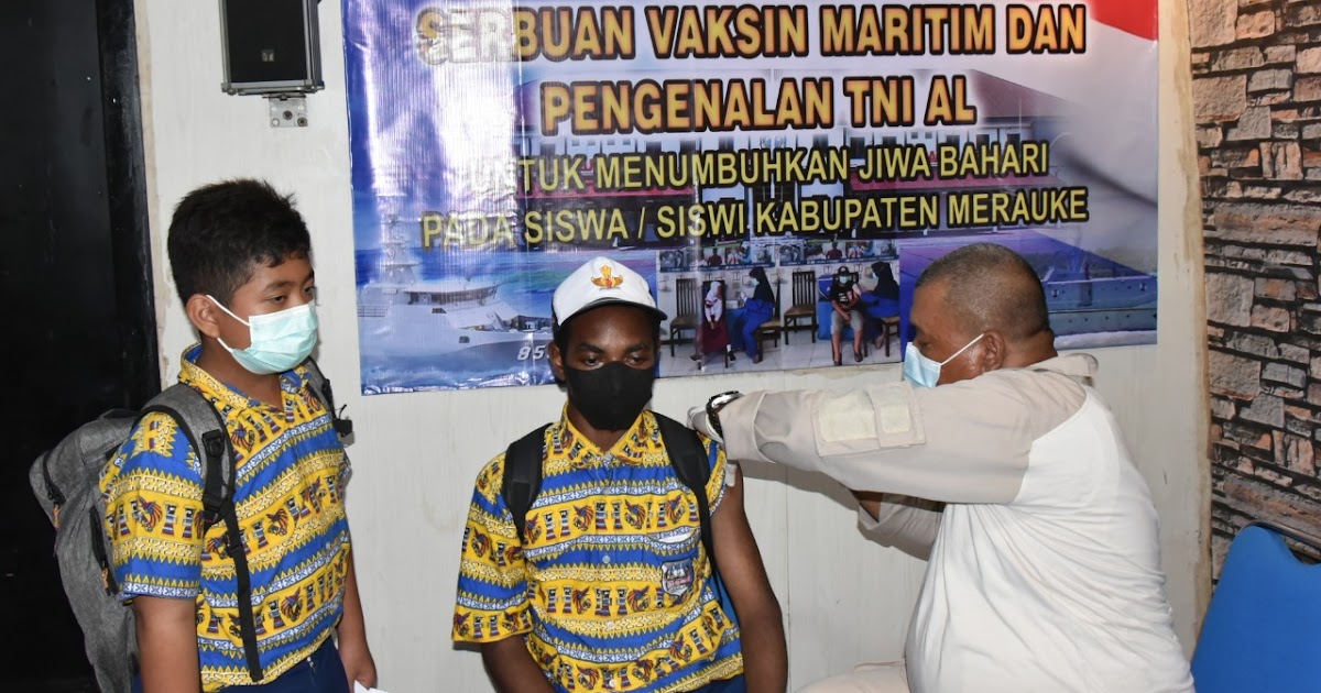 TNI AL Lantamal XI Merauke Lasanakan Vaksin Maritim Di Geladak Kal. Mulga. TNI AL Lantamal XI Merauke Lasanakan Vaksin Maritim Di Geladak Kal. Mulga.