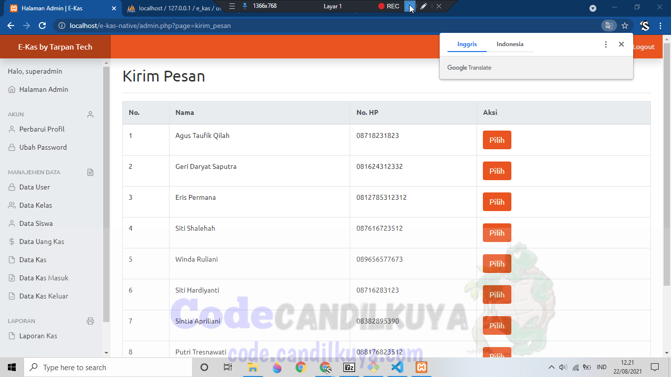 √ Source Code Aplikasi Pengelolaan Uang Kas PHP Native - Candil Code √ Source Code Aplikasi Pengelolaan Uang Kas PHP Native - Candil Code