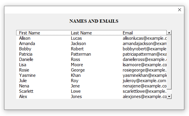 Excel-VBA Solutions: Add Horizontal Scrollbar to a Listbox Excel-VBA Solutions: Add Horizontal Scrollbar to a Listbox