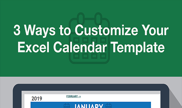 How to make a calendar in excel #infographic - Visualistan