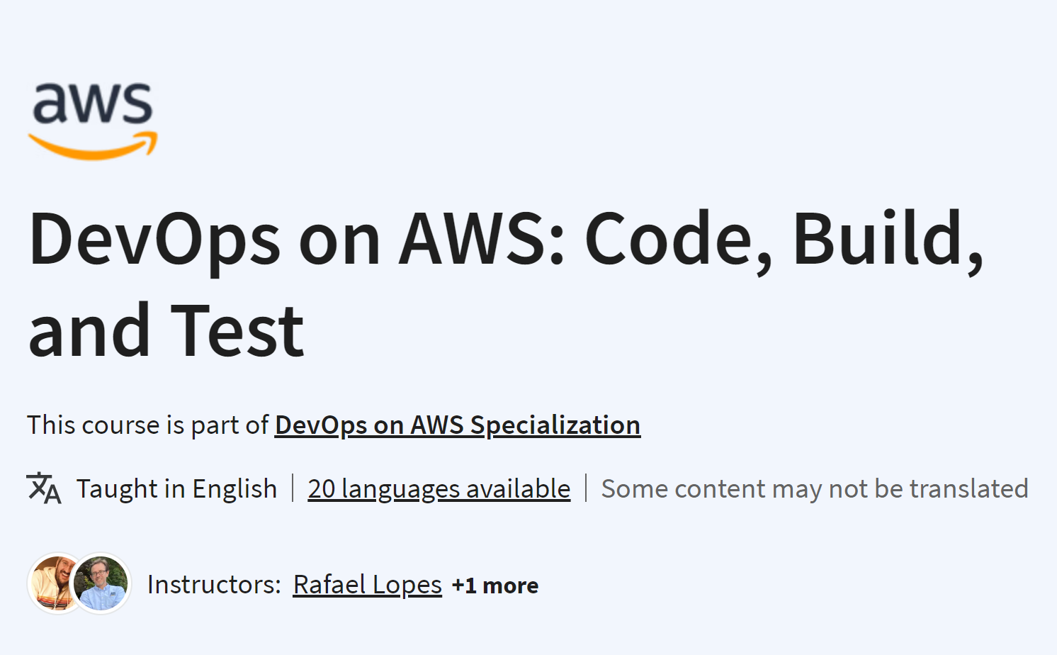 DevOps on AWS: Code, Build, and Test ~ Computer Languages (clcoding)