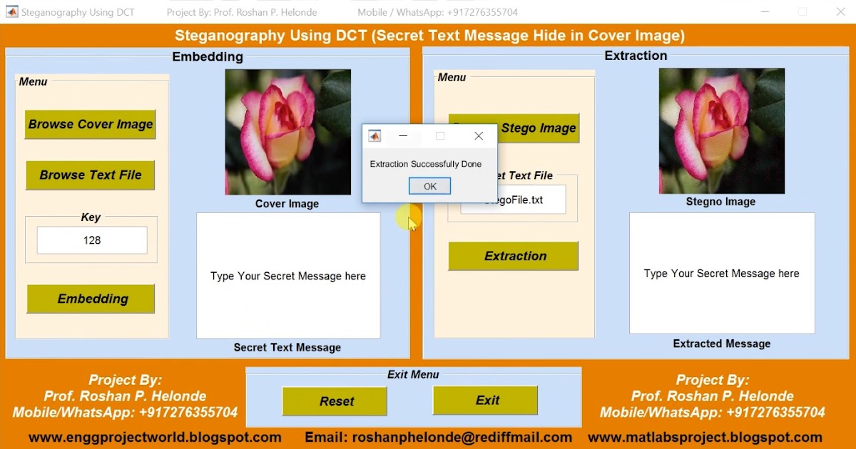 Matlab Project for DCT Based Steganography Hide Text in Image Source ... Matlab Project for DCT Based Steganography Hide Text in Image Source ...