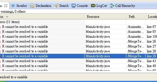 阿牛滴blog 透過eclipse 更新 Plug In 後出現 Type R Cannot Be Resolved To A Variable