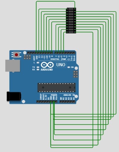 Ardunino Hacks Running Led Knight Rider Using Arduino