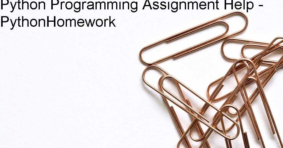 Python Programming Assignment Help
