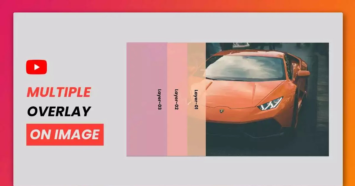 Multiple Overlay Animation On Image Using Html Css Only | RUSTCODE