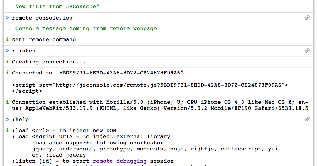 Web Dev .NET: JSConsole Remote Debugging and JSBin Live Preview