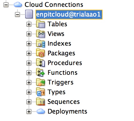 Practical experience on Oracle products: Deploying Database Objects to Oracle Cloud using JDeveloper