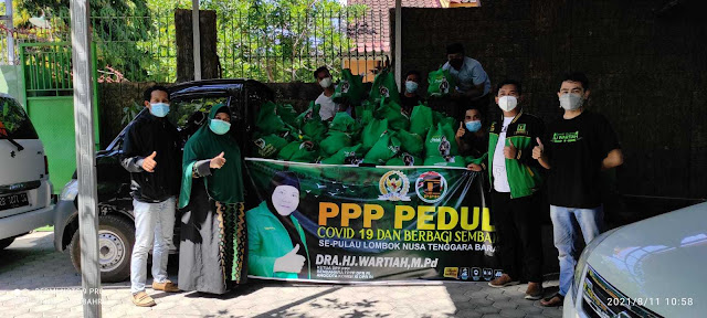 PPP Peduli Gandeng Rumah Aspirasi salurkan Bantuan Paket Sembako PPP Peduli Gandeng Rumah Aspirasi salurkan Bantuan Paket Sembako