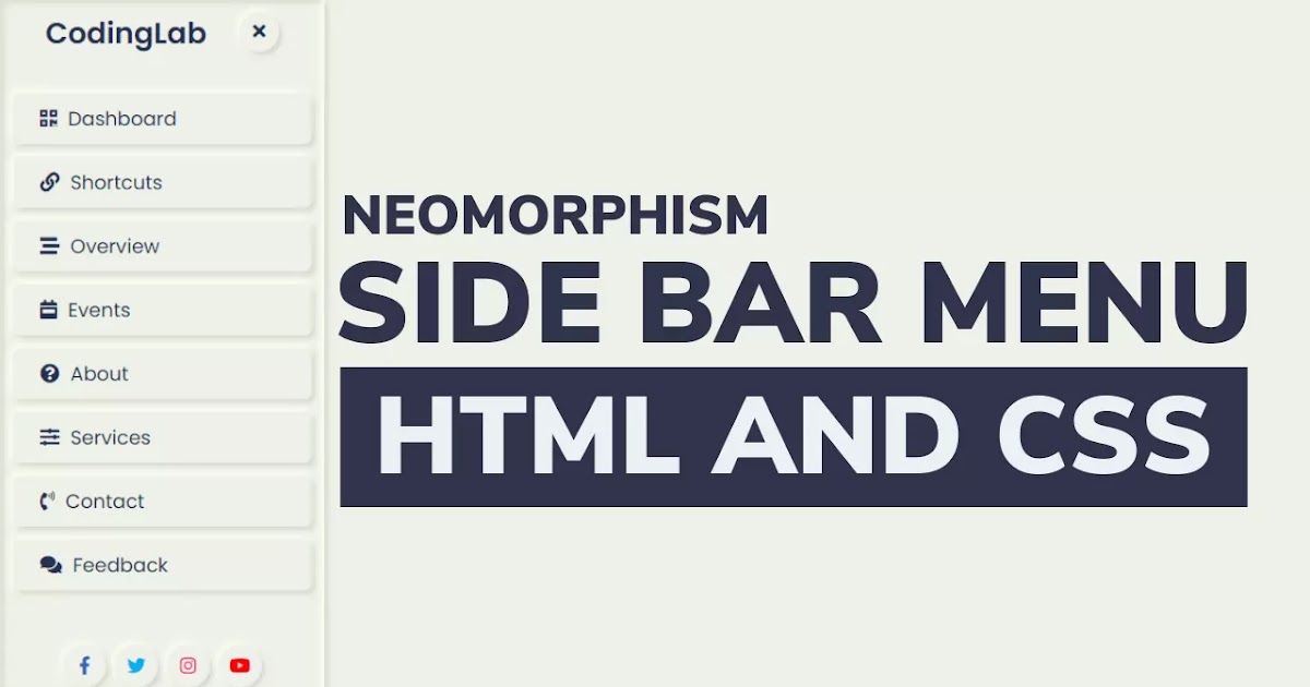 Codinglab Html Css Javascript Blogs Free Source Code Neumorphism