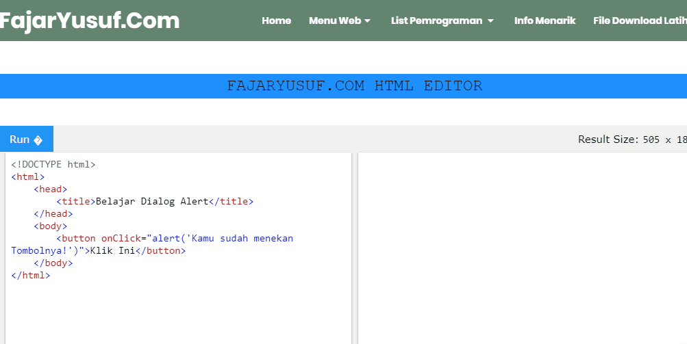 Mengenal Jendela Dialog pada Pemrograman Javascript Mengenal Jendela Dialog pada Pemrograman Javascript
