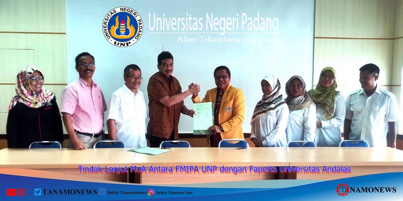 Tindak Lanjut MoA Antara FMIPA UNP dengan Faperta Universitas Andalas Tindak Lanjut MoA Antara FMIPA UNP dengan Faperta Universitas Andalas