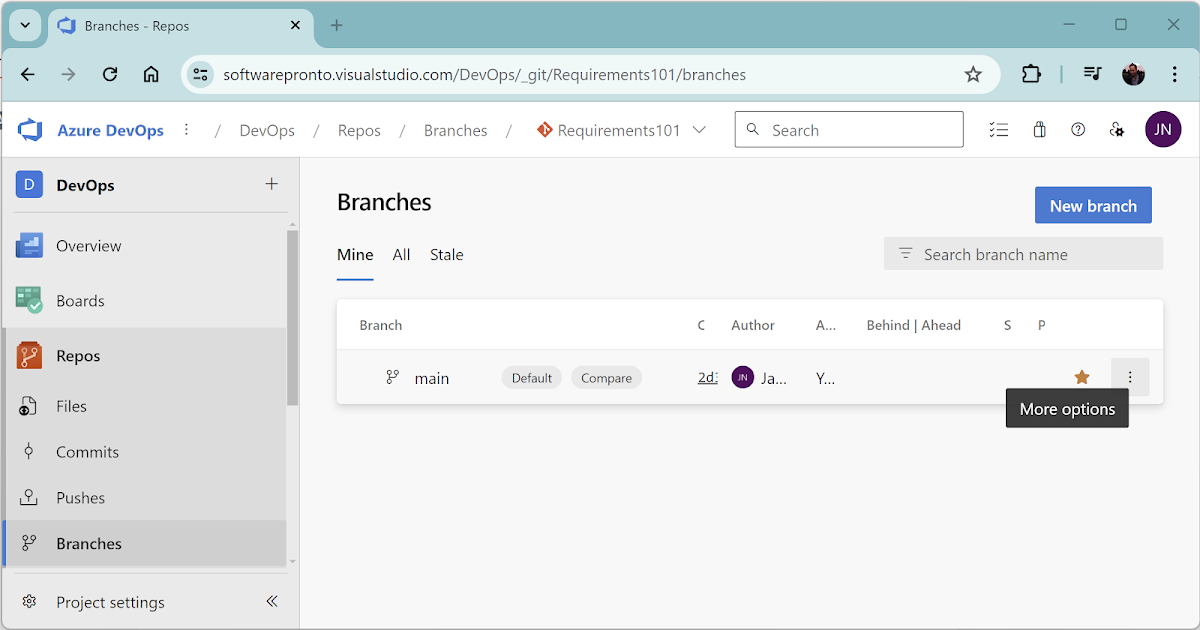 Jan David Narkiewicz Developer Azure Devops Requiring Pull Requests To Be Associated With A