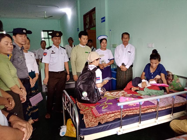 မှော်ဘီမြို့နယ်၌လူဦးရေနှင့်အိမ်အကြောင်းအရာသန်းခေါင်စာရင်းအထူး ကောက်ယူ က