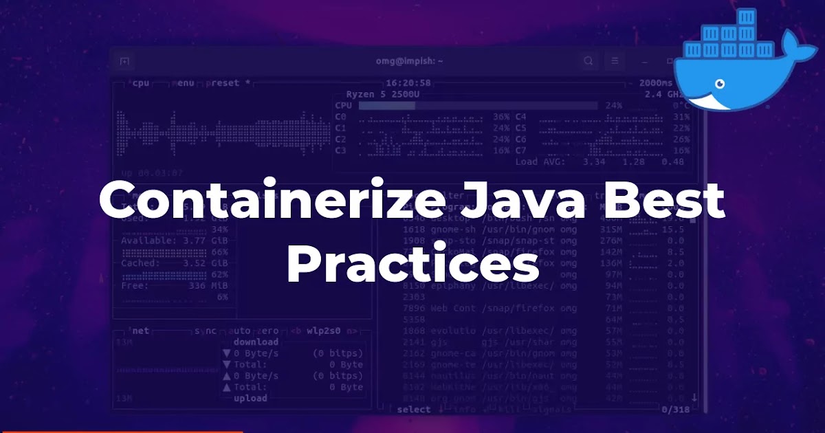 Containerize Java Best Practices Containerize Java Best Practices