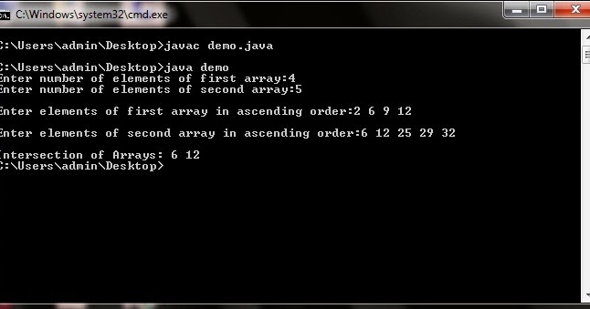 Teachers: Java Program to Find Intersection of two Arrays Teachers: Java Program to Find Intersection of two Arrays