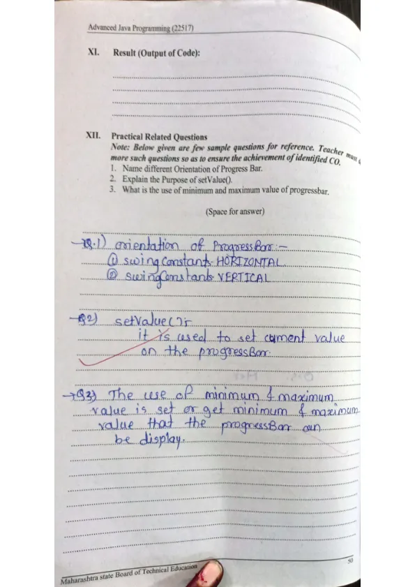 22517 Advanced Java Programming (AJP) solved lab manual pdf | Manual Answer 22517 Advanced Java Programming (AJP) solved lab manual pdf | Manual Answer