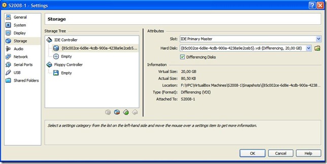 .NET Matters: Using differencing disks with VirtualBox .NET Matters: Using differencing disks with VirtualBox