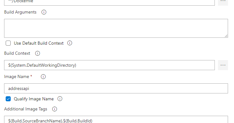 Azure Devops Docker Build Error No Such File Or Directory