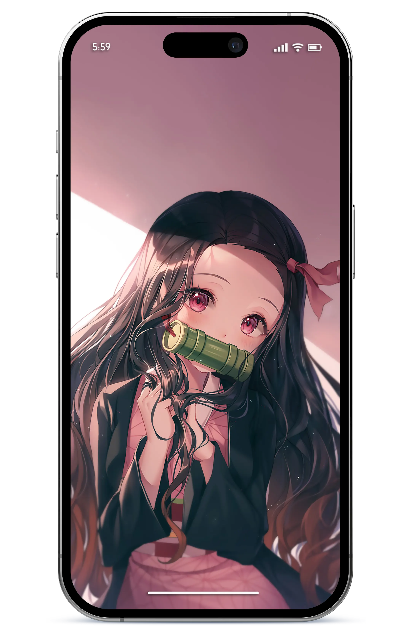 Nezuko Kamado Hd Wallpaper For Phone Heroscreen Free Image Stock Background Wallpapers In 4k