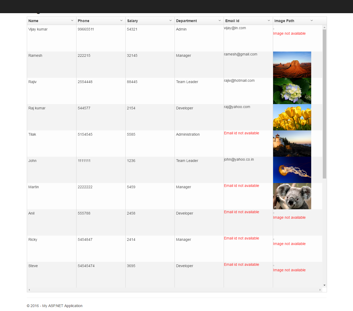 How to Display data with Angular UI Grid in MVC application - ASPMANTRA | Asp.Net,MVC,AngularJs ...