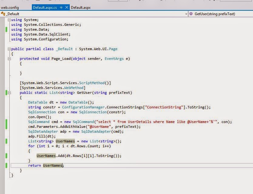 AJAX TextBox AutoComplete ASP.NET ~ Web Tricks AJAX TextBox AutoComplete ASP.NET ~ Web Tricks