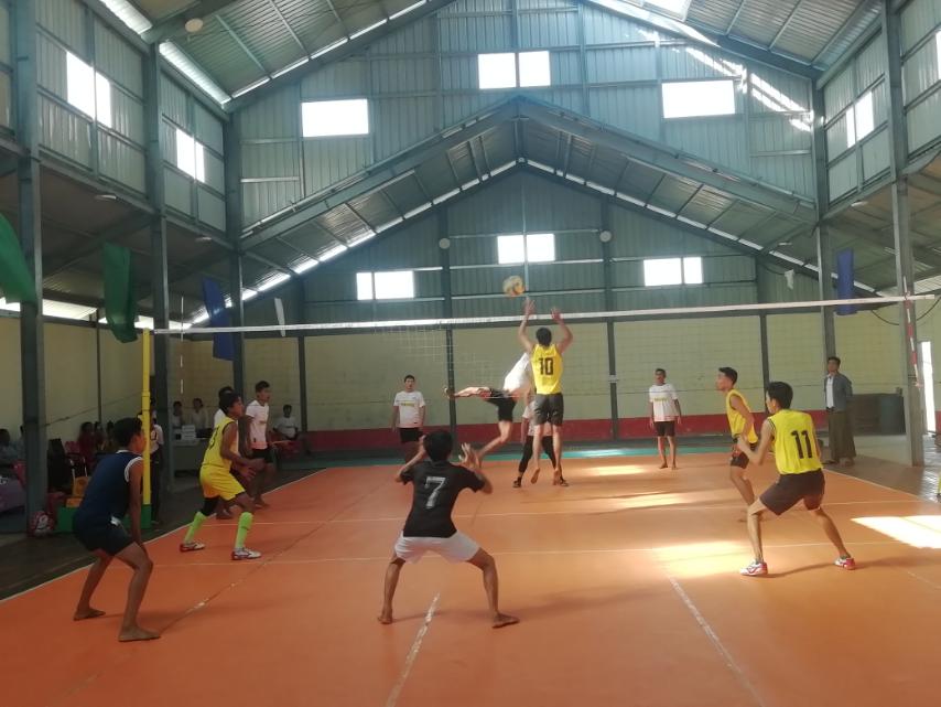 ၇၆ နှစ်မြောက် ပြည်ထောင်စုနေ့အထိမ်းအမှတ် အမျိုးသား အလွတ်တန်း ဘော်လီဘောပ