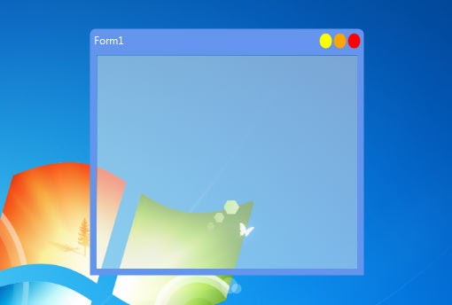 Custom Windows Form Border With Background Opacity - Windows 7 Aero ...