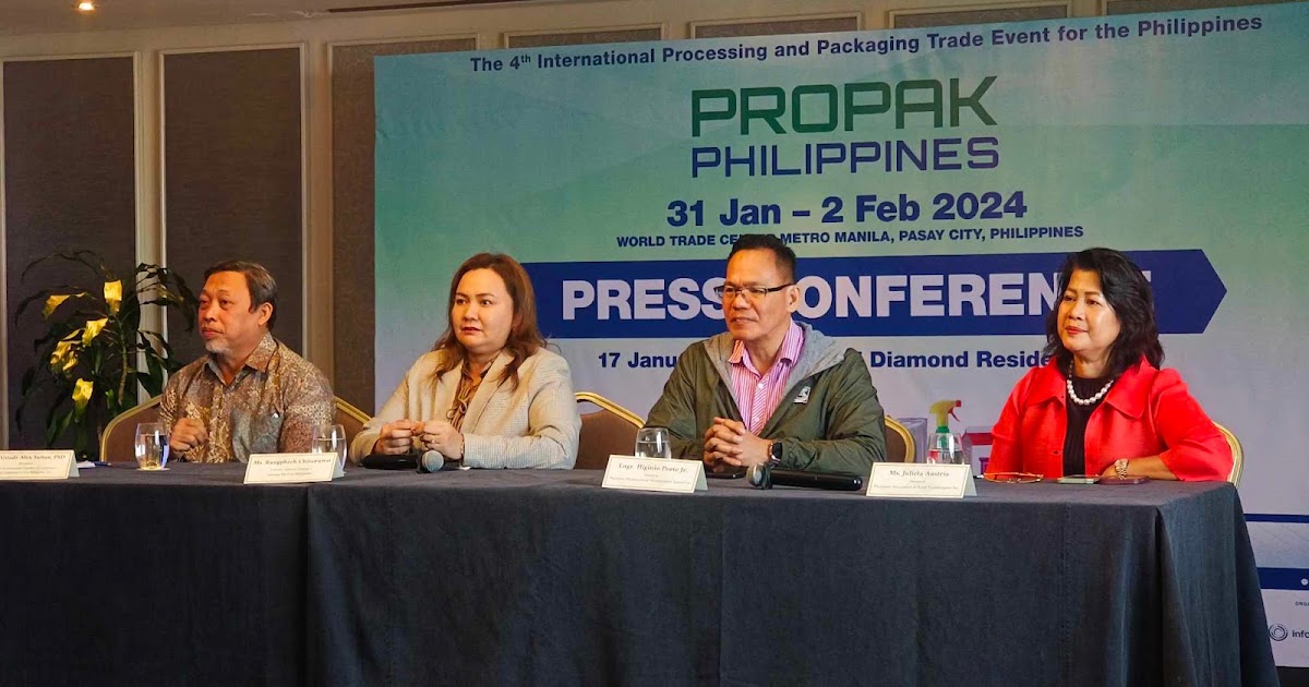 Propak Philippines Starts 4th Edition This Month Kumagcow Com