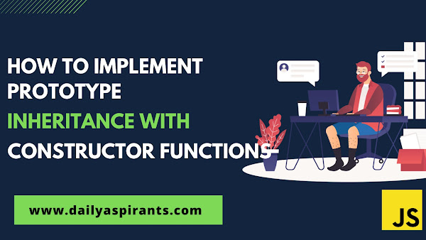 How to implement prototype inheritance with constructor functions