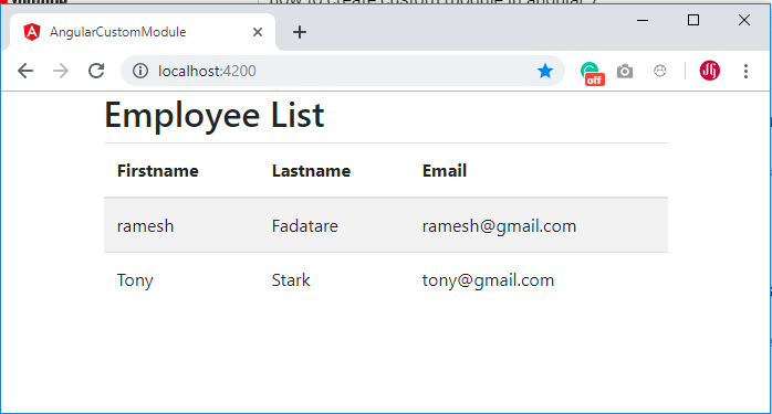 How To Create Custom Module In Angular 8