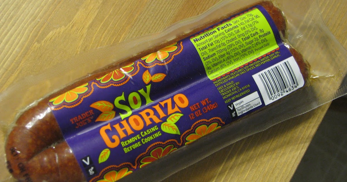Soy chorizo trader joe's store