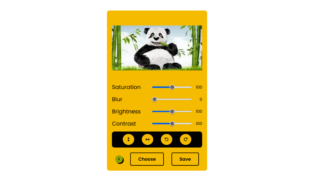 Image Editing Using Html Css And Javascript