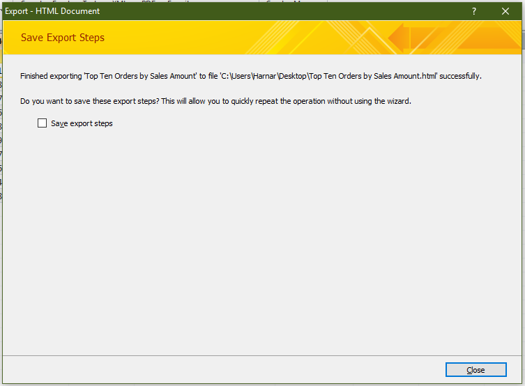 Exporting Tables, Queries, Forms and Reports to web pages Exporting Tables, Queries, Forms and Reports to web pages