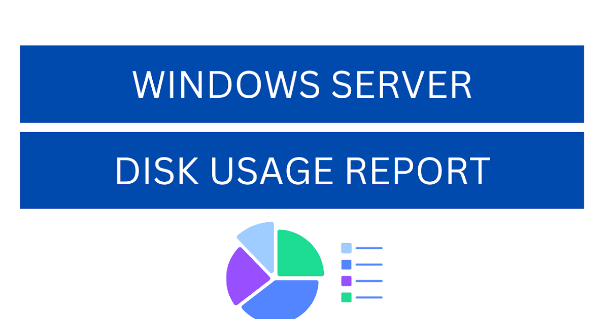 Creating Server Disk Usage Report With Powershell
