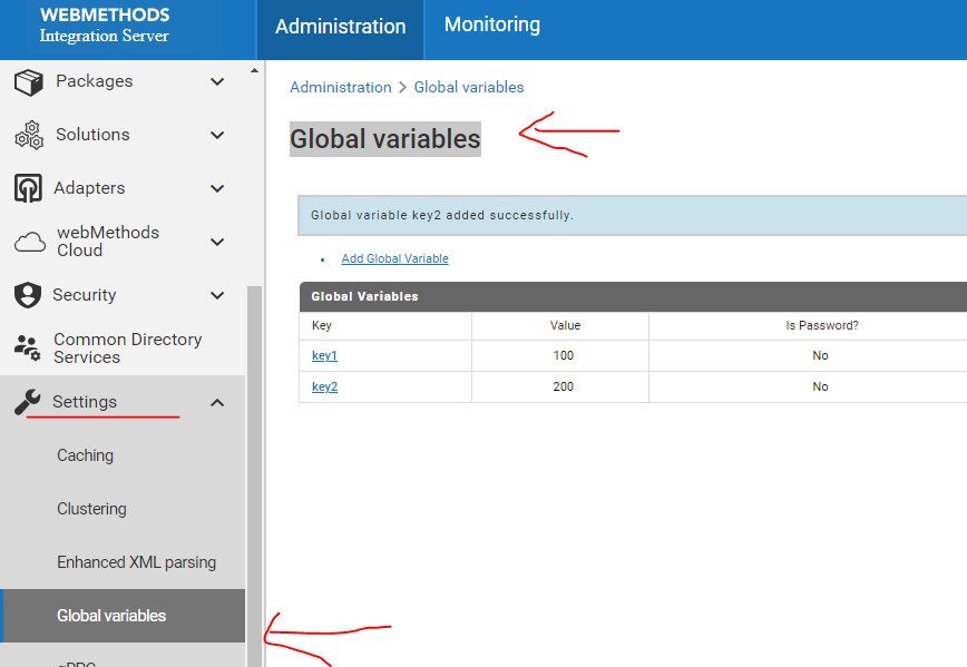 webMethods-SAG: Global Variables webMethods-SAG: Global Variables