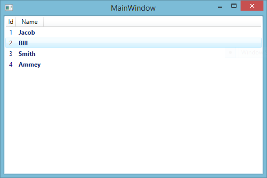 WPF Listview binding with Gridview cell template using EDMX file ... WPF Listview binding with Gridview cell template using EDMX file ...