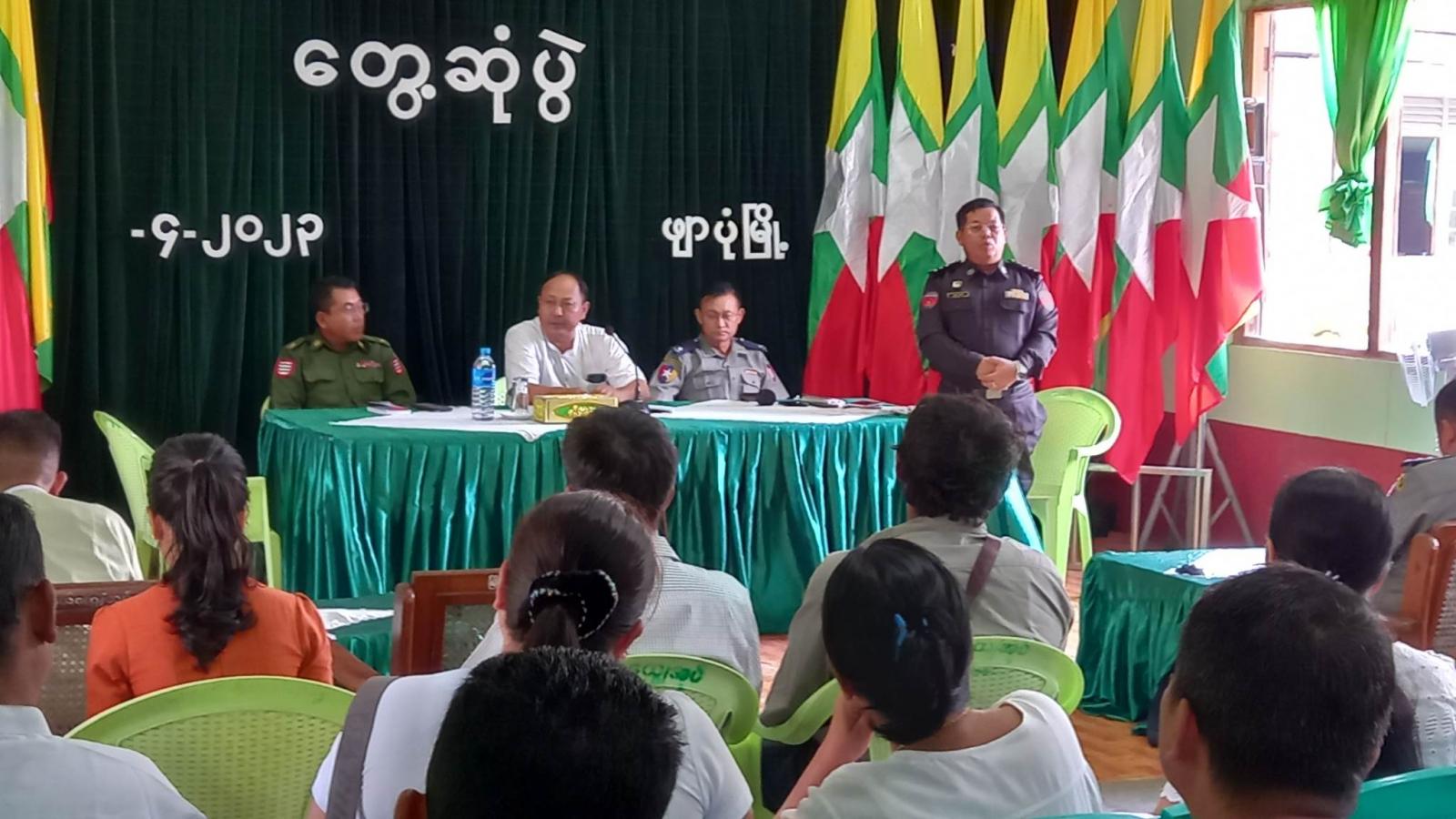 ဖျာပုံမြို့၌ မြန်မာ့ရိုးရာမဟာသင်္ကြန်ပွဲတော် စည်ကားသိုက်မြိုက်စွာ ကျင