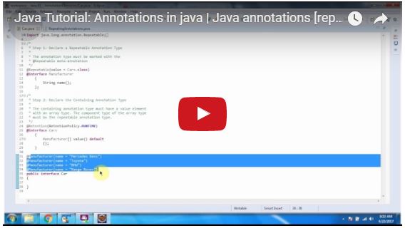 JAVA EE: Java Tutorial: Annotations in java | Java annotations ... JAVA EE: Java Tutorial: Annotations in java | Java annotations ...