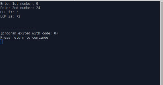 C++ Program to find HCF and LCM | C++ Programming Tutorials