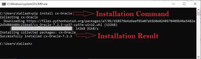 KAILASH'S BLOGS: Connect to Oracle Database using Python