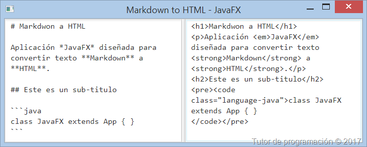Convertir Markdown a HTML en Java Convertir Markdown a HTML en Java