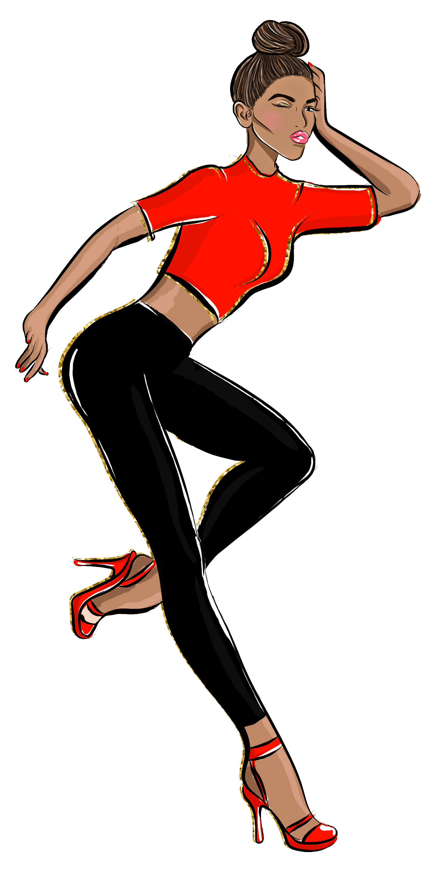 Cliparts From Anna Coke Girl Кока девушка Png