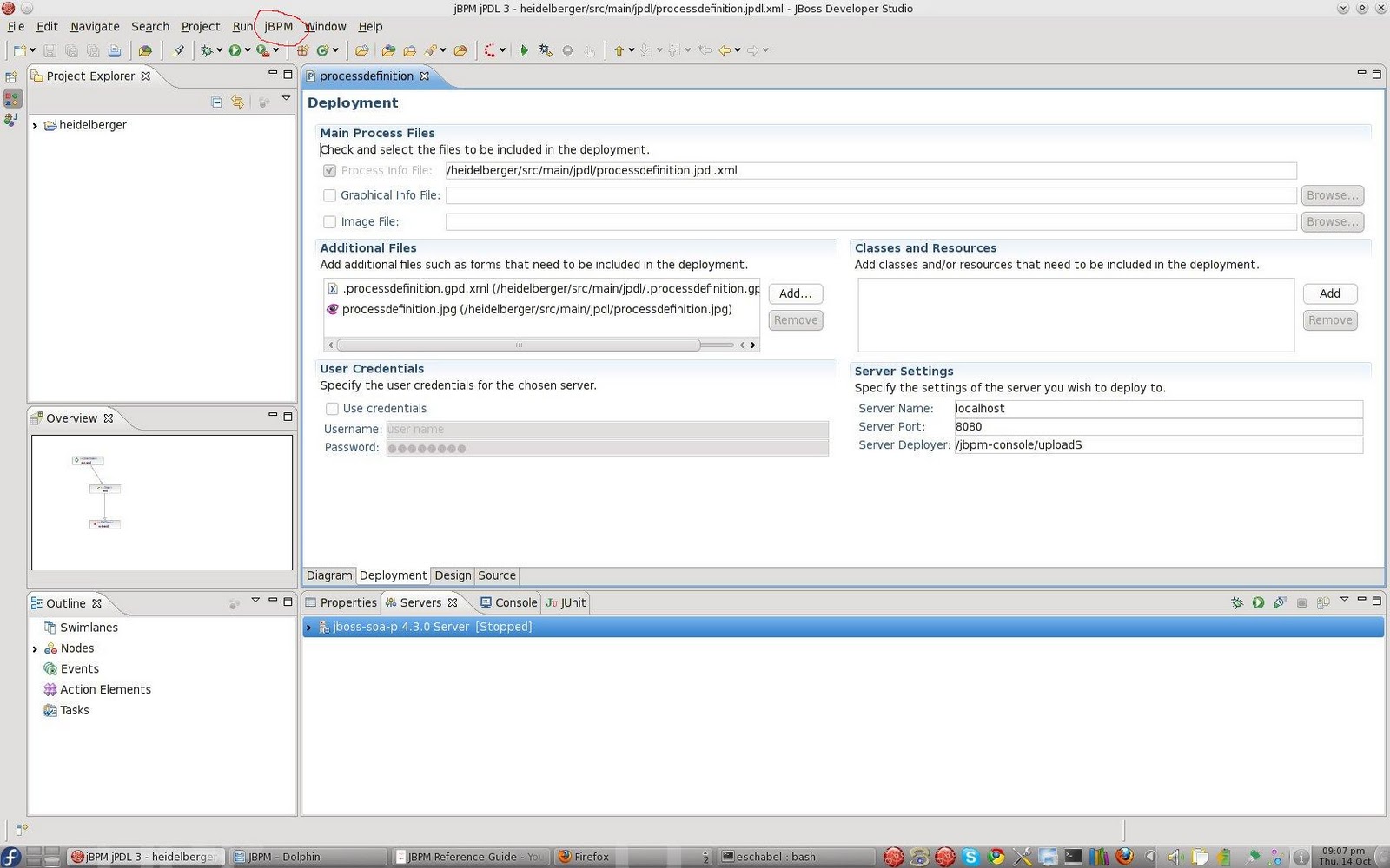 Eric D. Schabell: HowTo deploy jBPM processes in JBoss Developer Studio ...