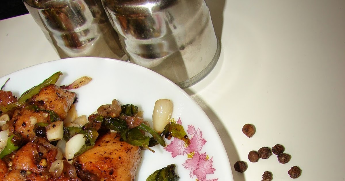 Non Vegetarian Recipes Pepper Chicken Dry Pepper Chicken Recipe
