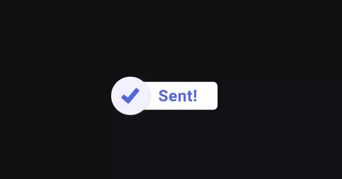 Animated Click To Send Button Using Html Css And Gsap Rustcode