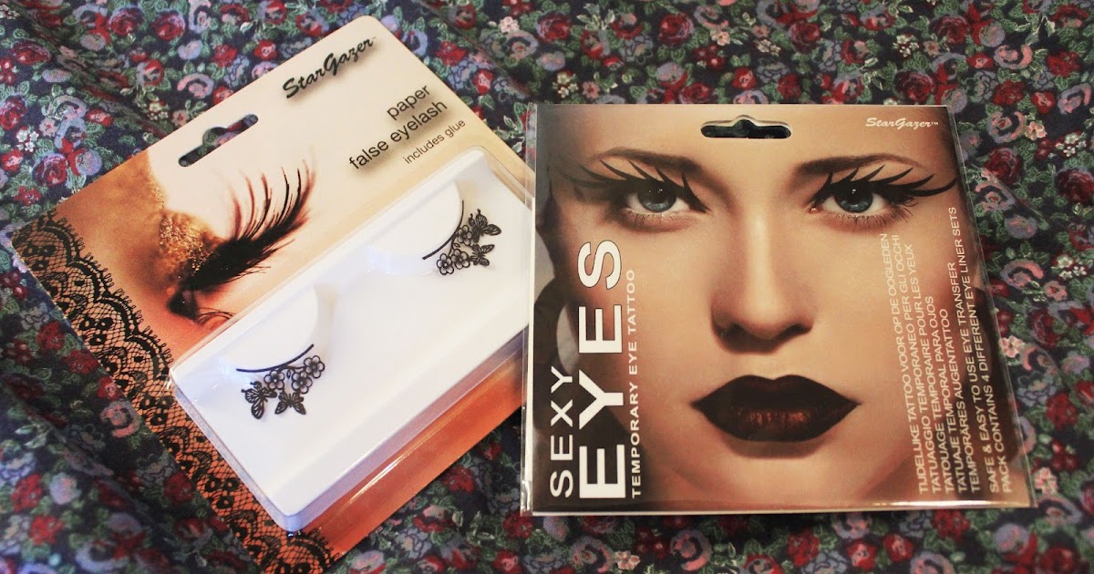 Studs and Dreams Stargazer Temporary Eye Tattoos and Paper Eyelashes