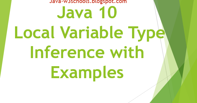 Java 10 Lvti Local Variable Type Inference Explained With Examples