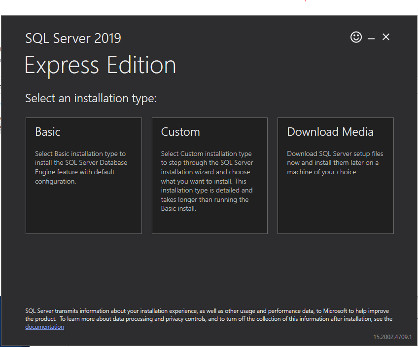 prosedur Installasi aplikasi DBMS Microsoft SQL Server