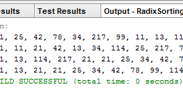 Java Program to implement Radix Sort Algorithm and displaying the step ...